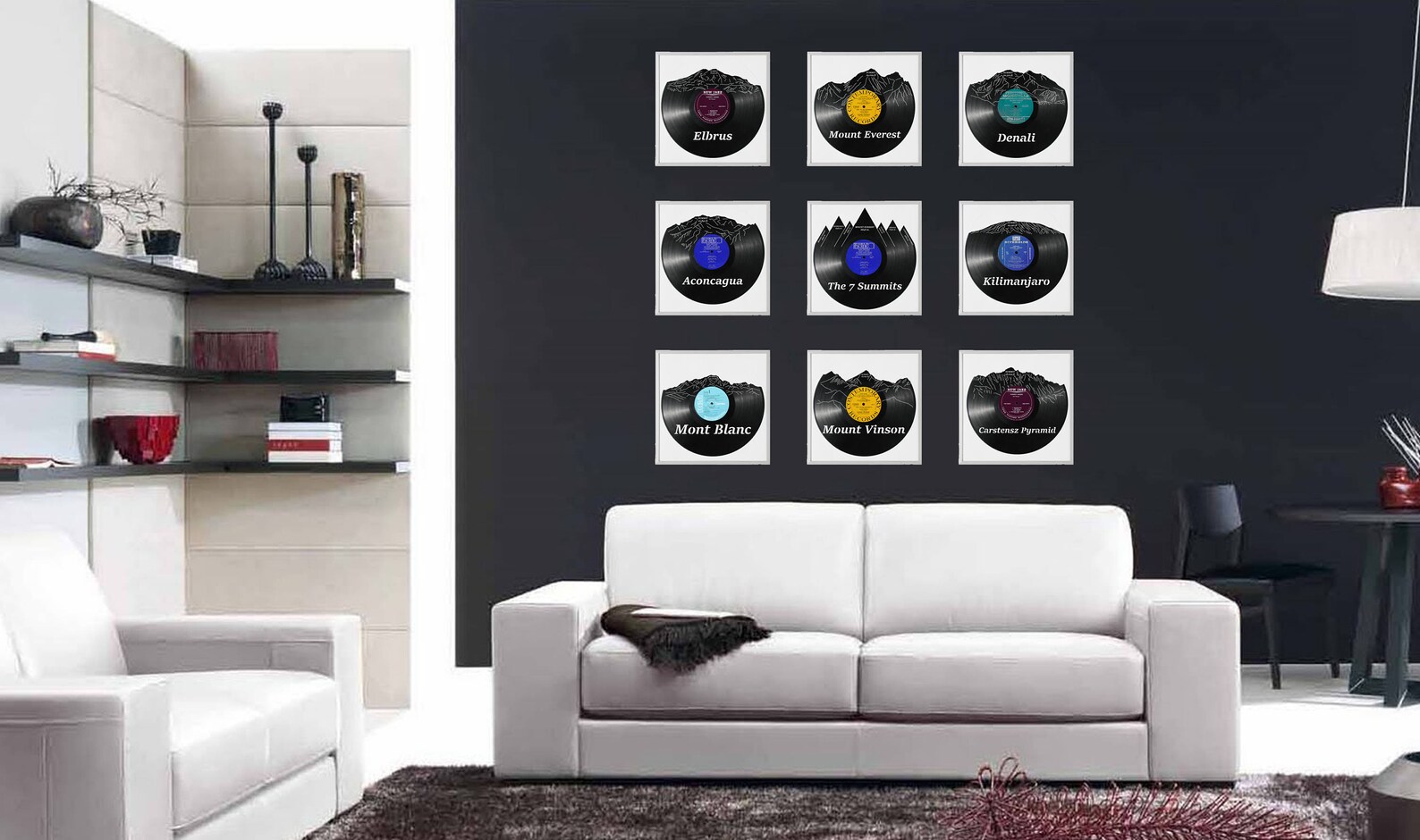 Mount Everest - Laser Cut - Carved Vinyl Record Art - Music Gift for ...