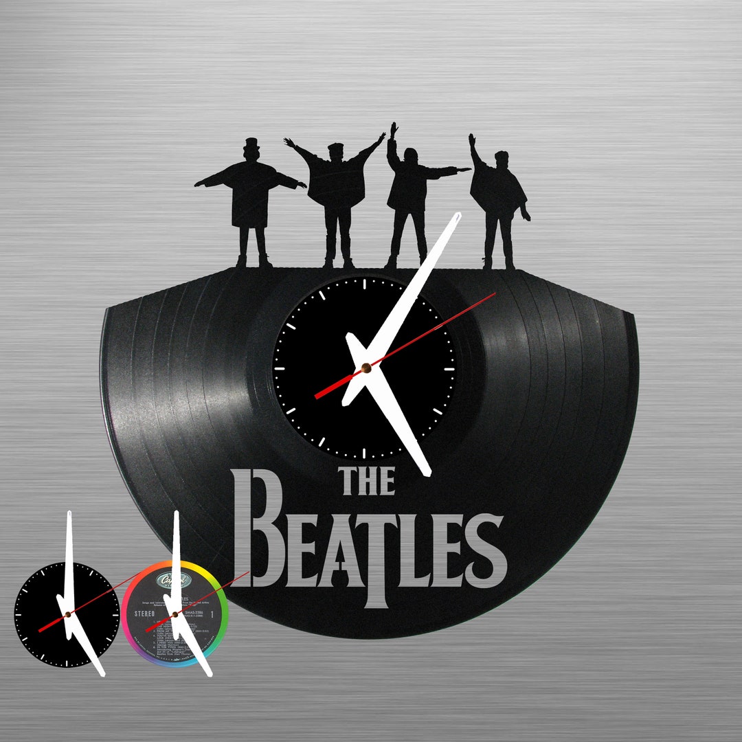 The Beatles 4 - Vinyl Clock, Laser Cut Record Art Music Gift for ...