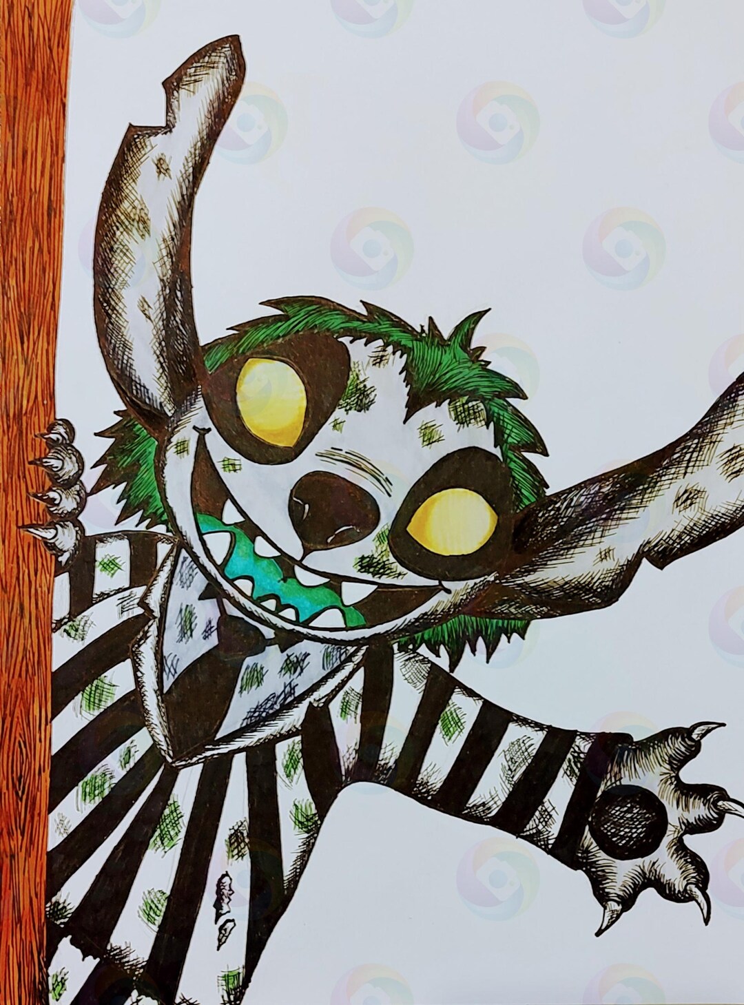 Beetlejuice Stitch - Etsy
