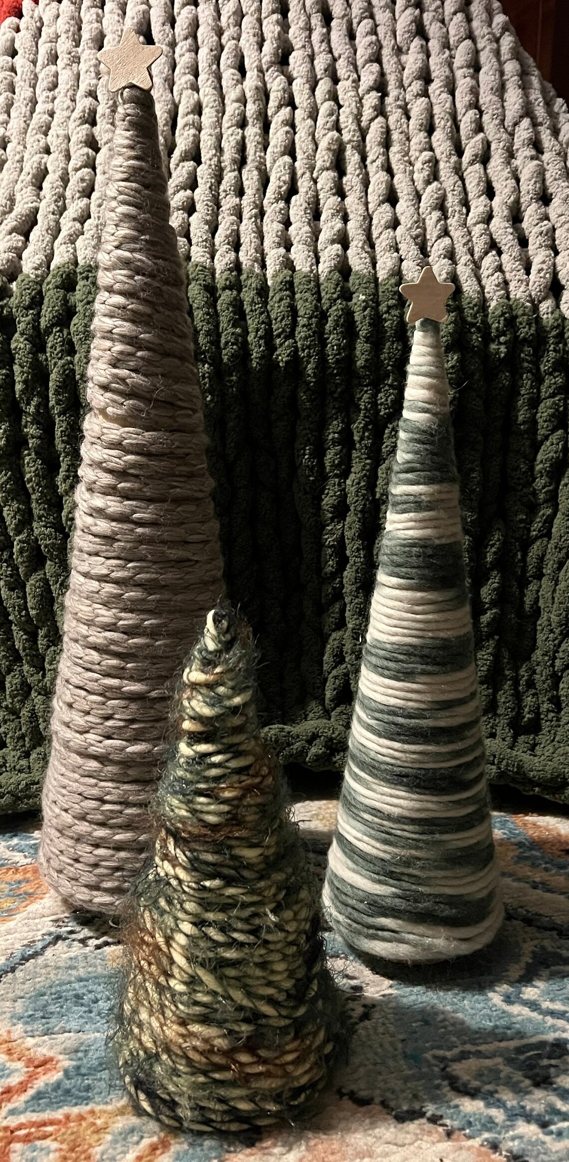 Yarn Christmas Trees - Etsy
