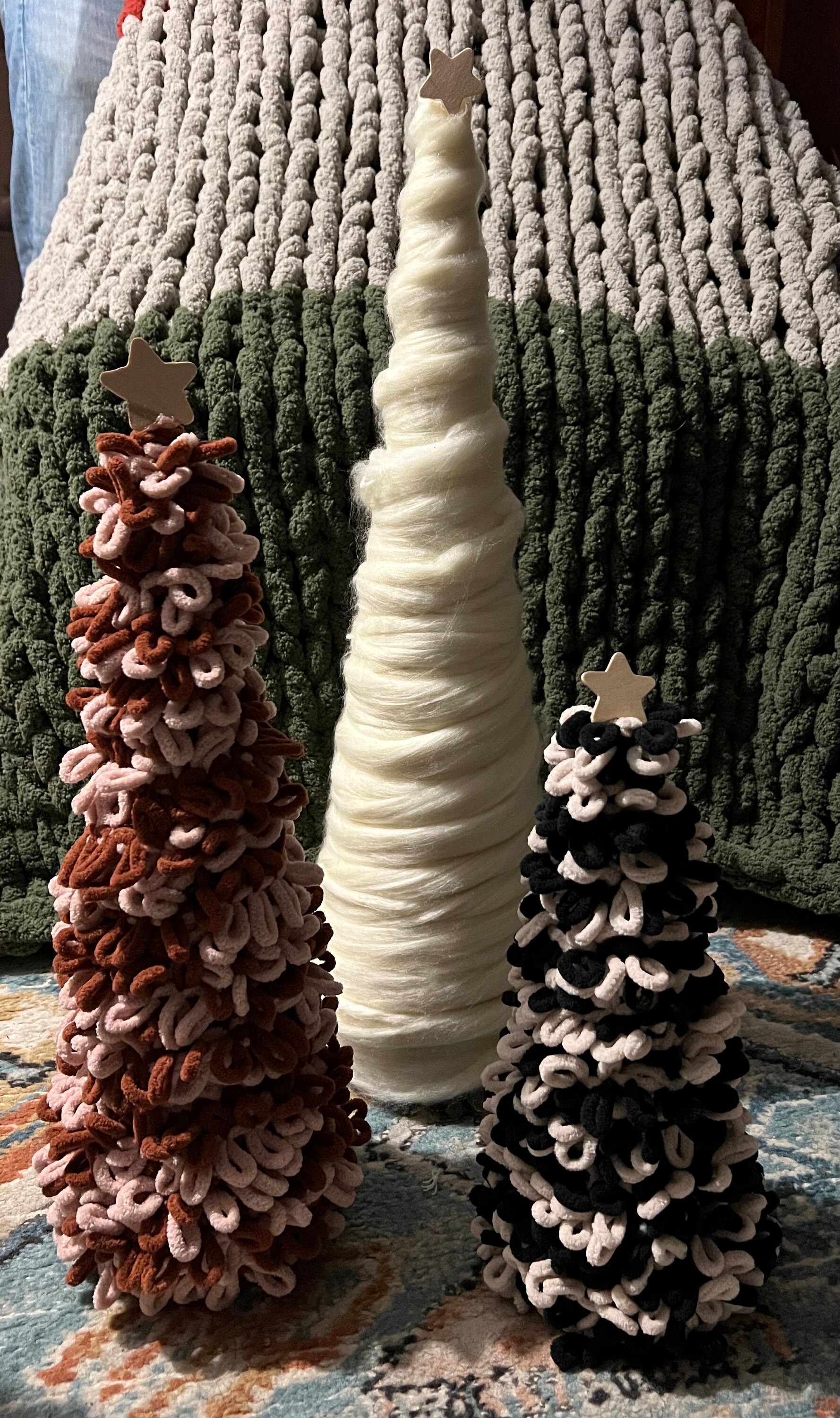 Yarn Christmas Trees - Etsy