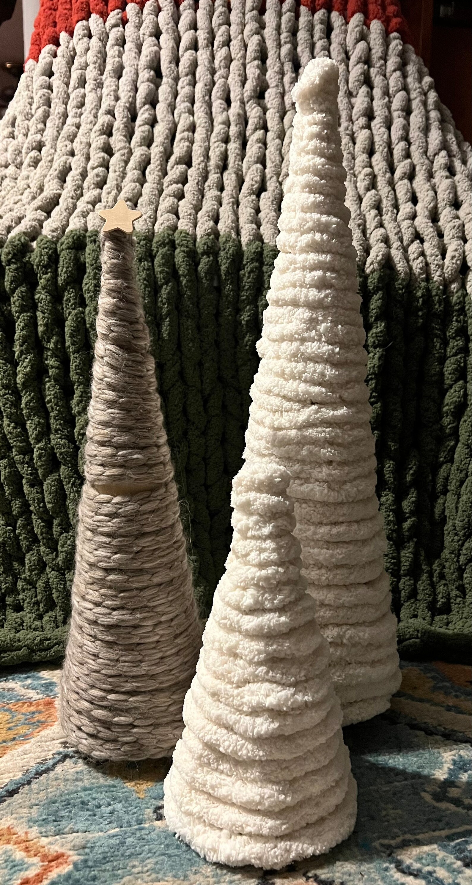 Yarn Christmas Trees - Etsy
