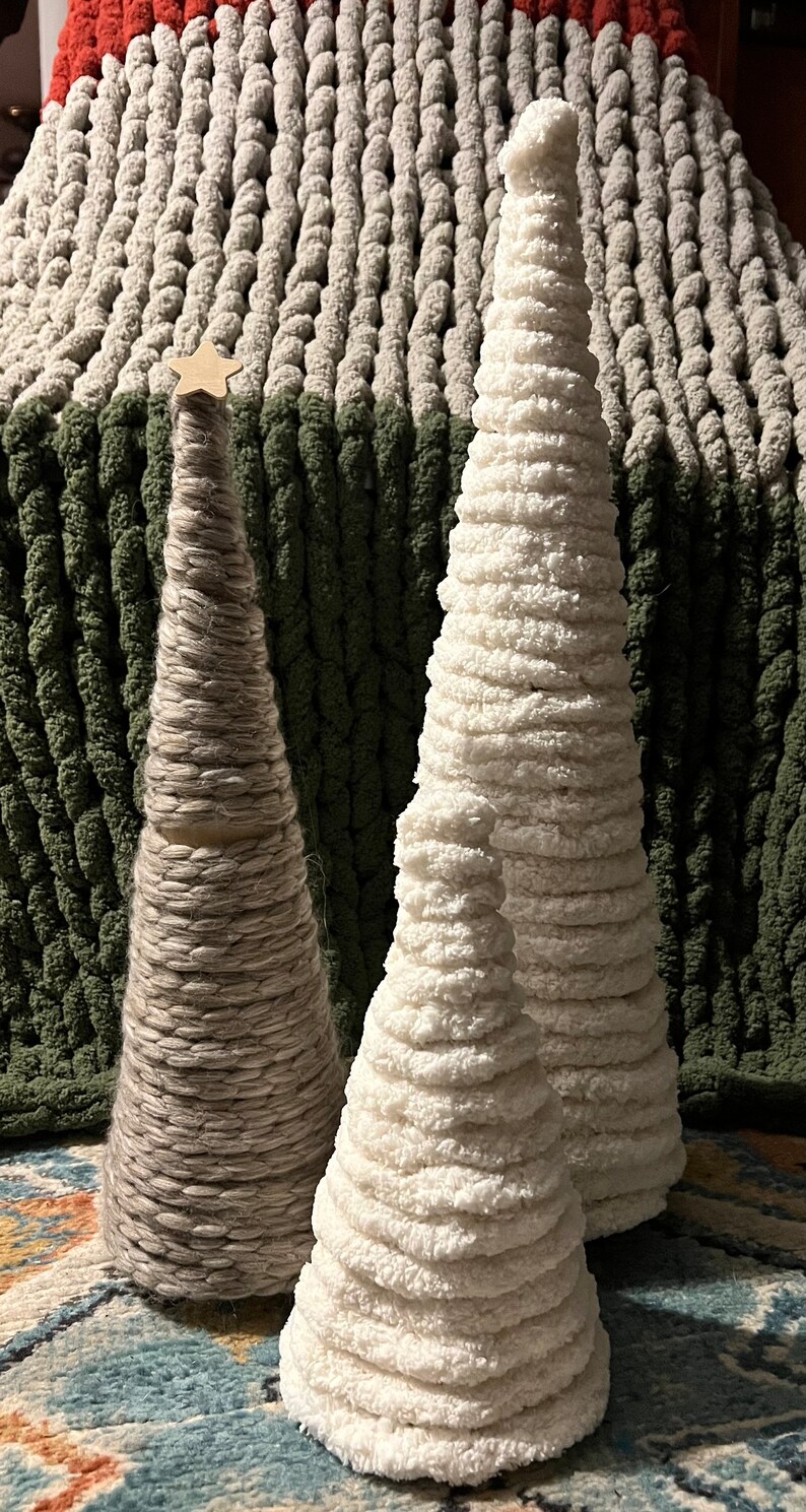 Yarn Christmas Trees - Etsy