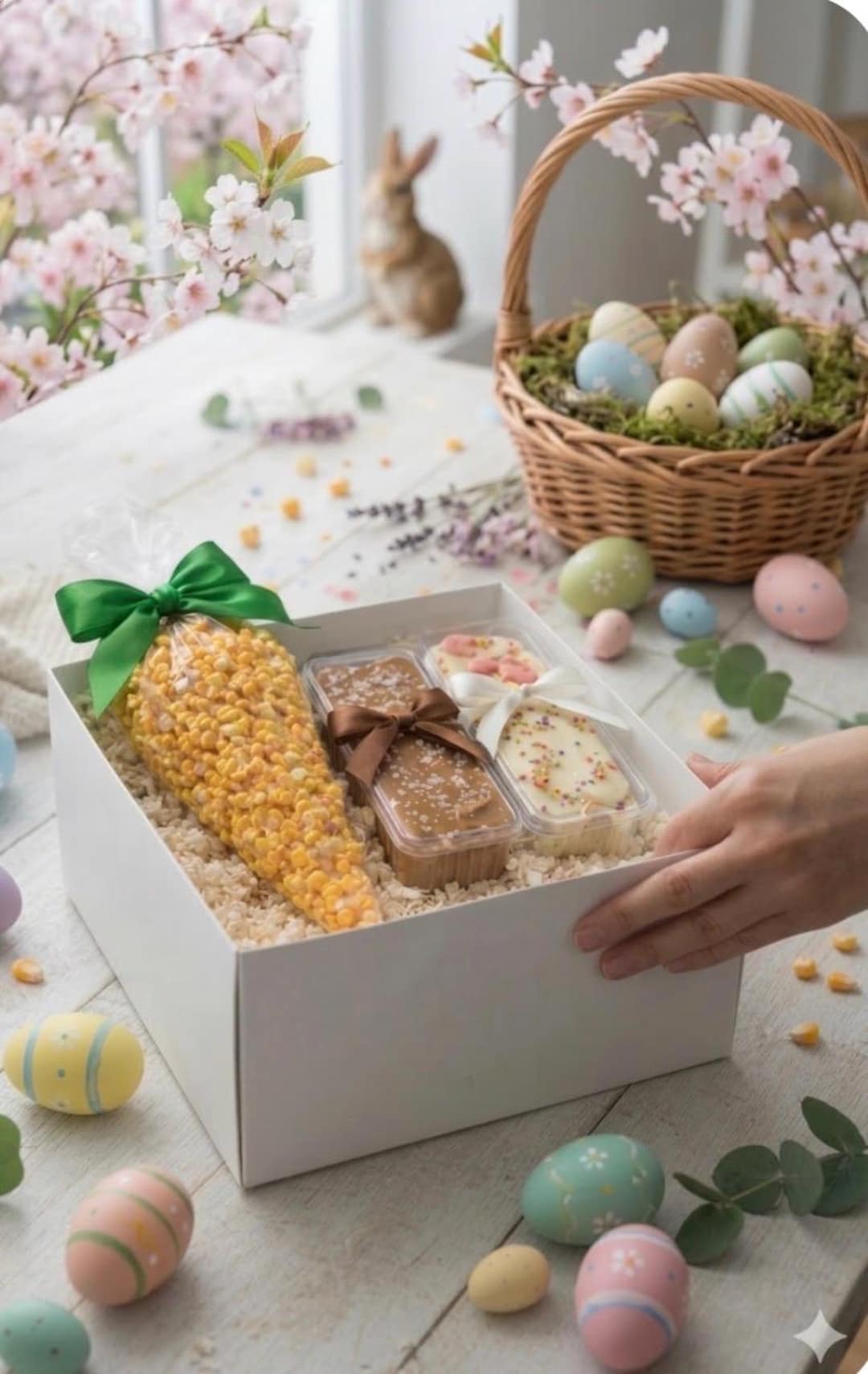 Easter Fudge Gift Box | Gourmet Spring Treat Box | - Etsy