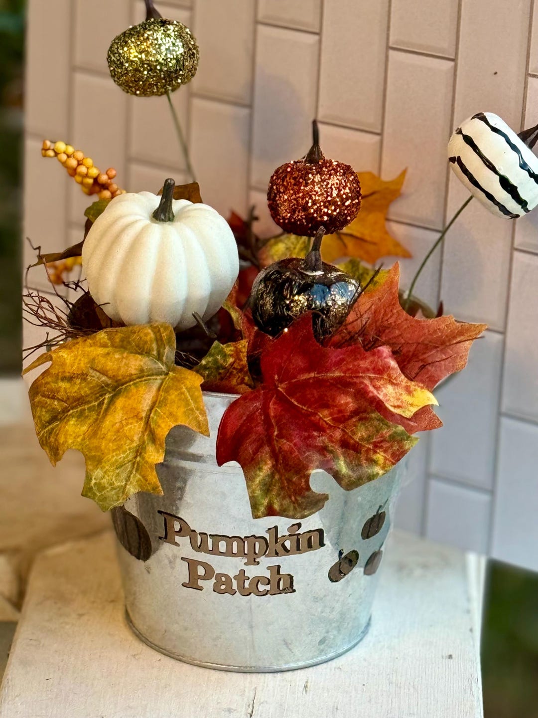 Pumpkin Patch Centerpiece Fall Arrangement - Etsy