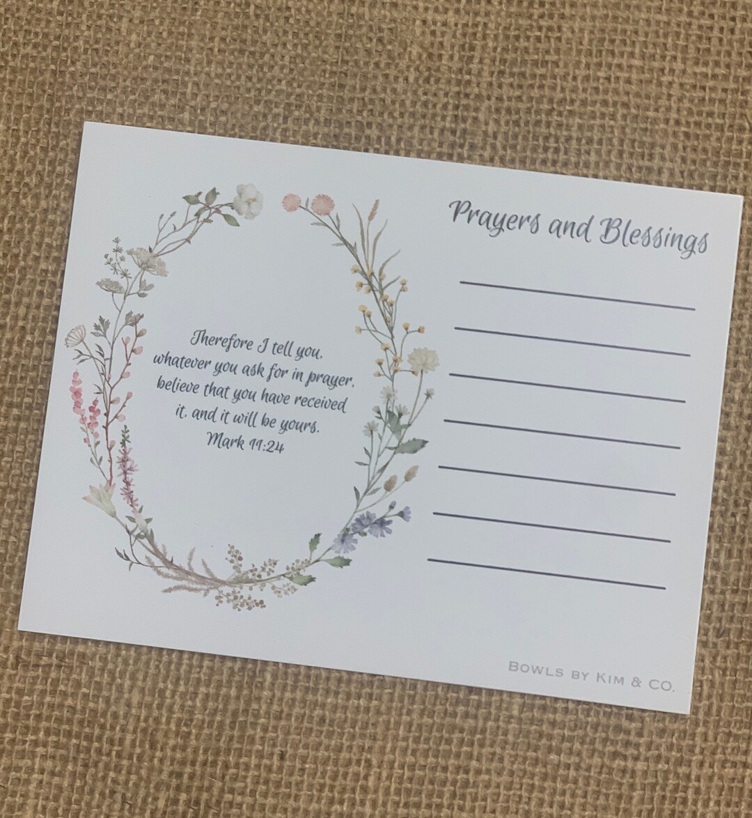 Prayer Cards Blessing Card’s Refills - Etsy