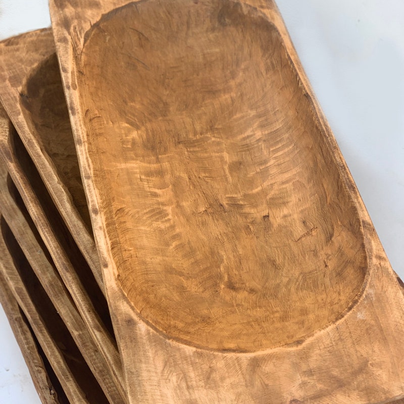 Dough Bowl Tray Long - Etsy
