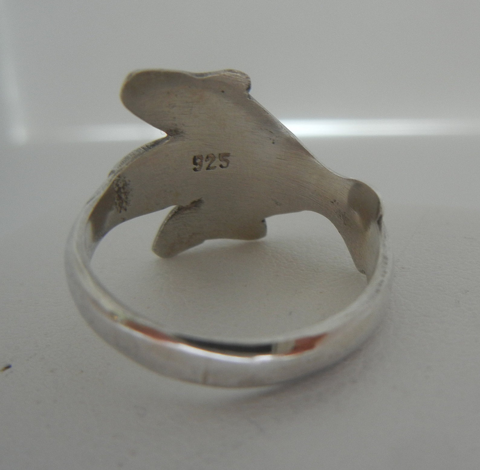 Sterling Silver Dolphin Ring From Bali for Men or Women 4.3 - Etsy