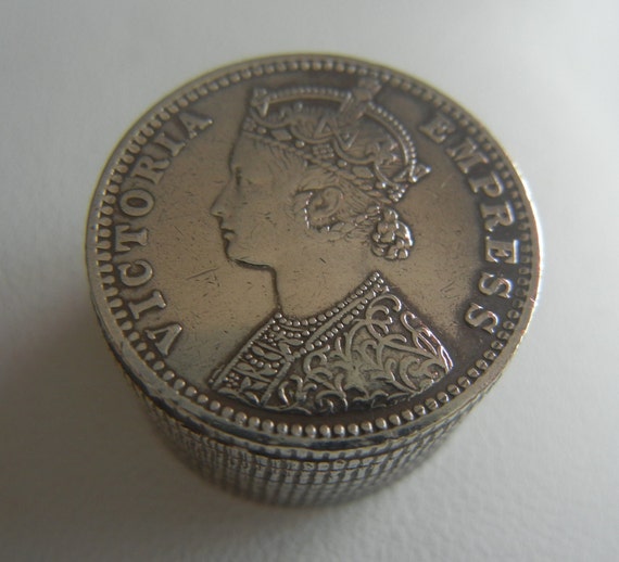 Rare Empress Victoria 1862 & 1898 silver India 1/4-ru… - Gem