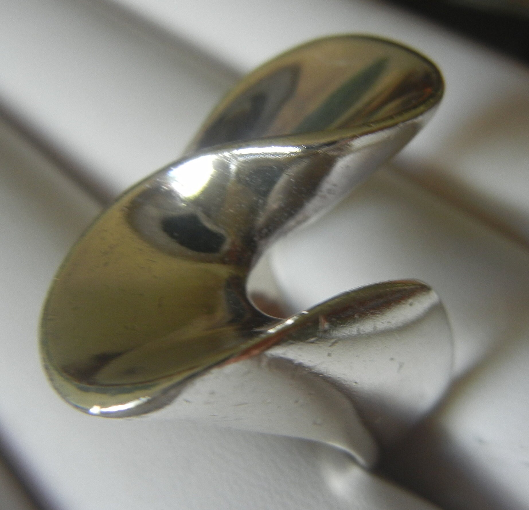 Heavy Freeform Wave Ring Sterling Silver 18.1 Grams - Etsy