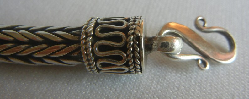 Heavy Bali Wheat Chain Sterling Silver Bracelet 42.5 Grams - Etsy