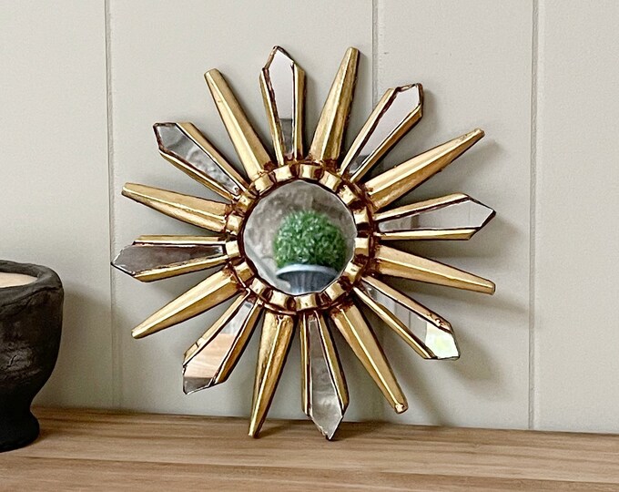 Small Sunburst Mirror, Peruvian Mirror, Spanish Mirror, Sun Rays Mirror ...