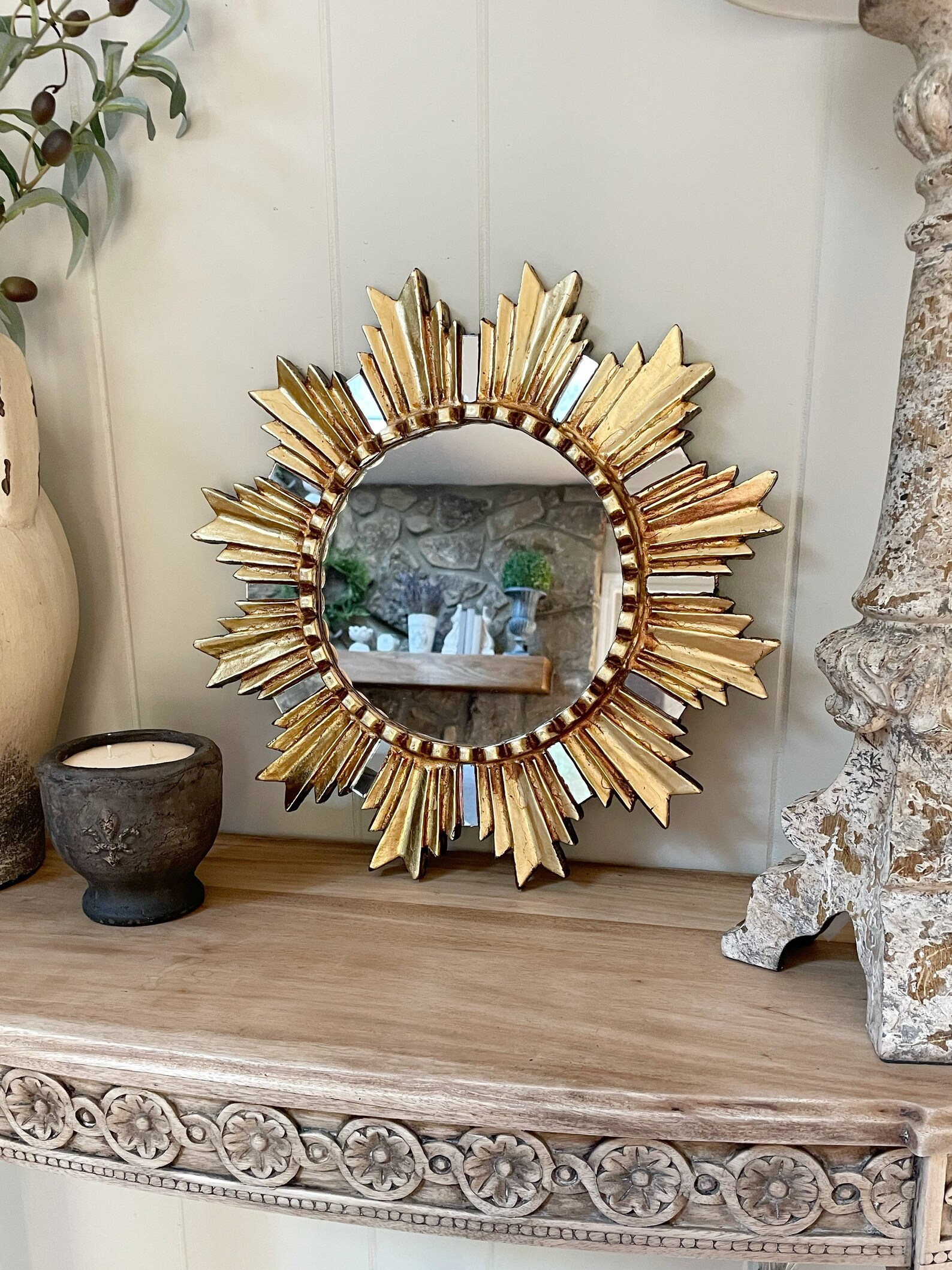 Sunburst Mirror Peruvian Sunburst Mirror Spanish Mirror Sun - Etsy