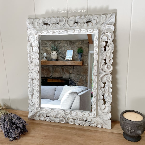 Hand Painted Mirror - Etsy