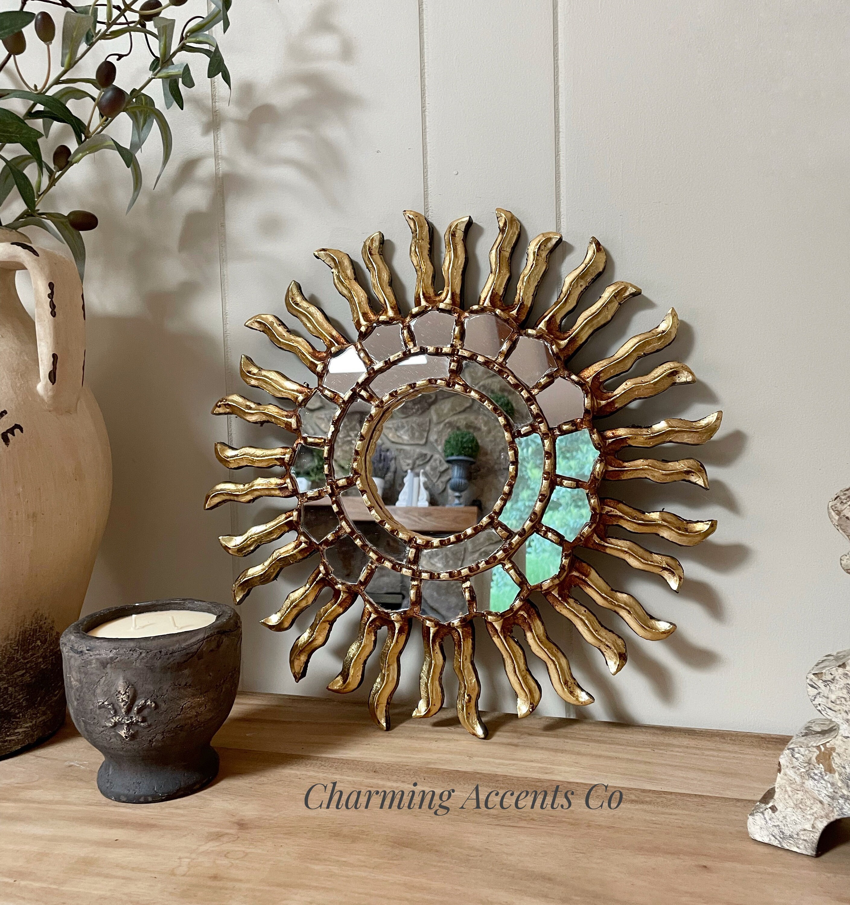 Sunburst Mirror Peruvian Sunburst Mirror Spanish Sunburst - Etsy
