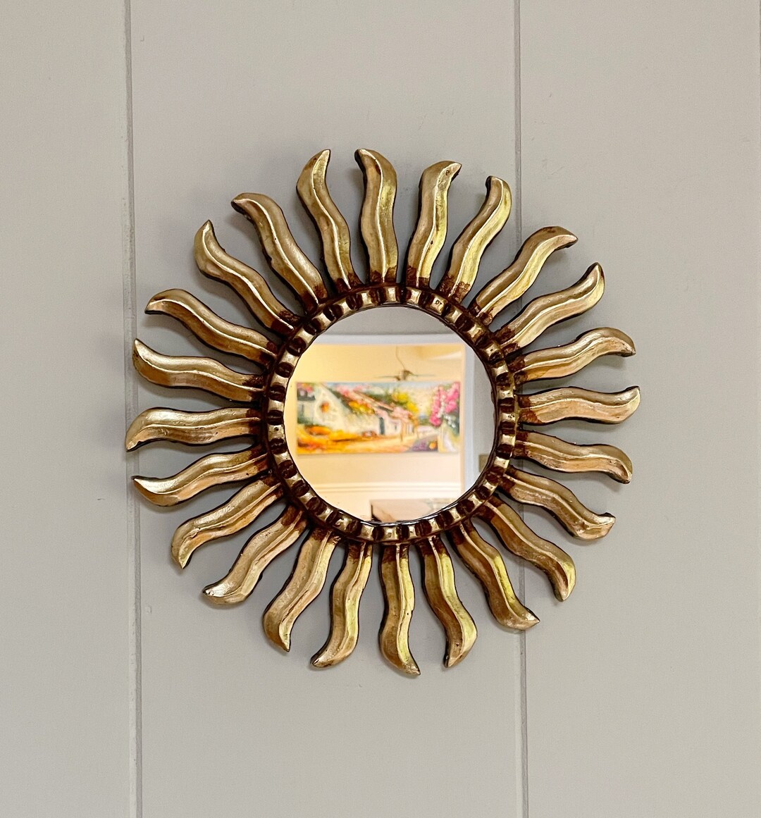 Sunburst Mirror, Sun Mirror, Sun Rays Mirror, Peruvian Sunburst Mirror ...