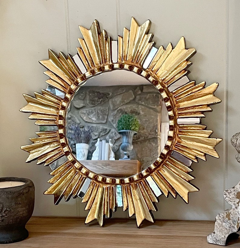 Sunburst Mirror Peruvian Sunburst Mirror Spanish Mirror Sun - Etsy