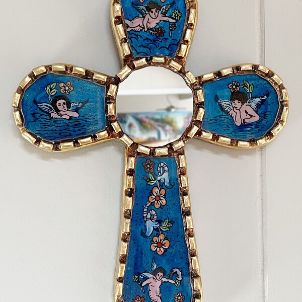 Painted Cross - Etsy