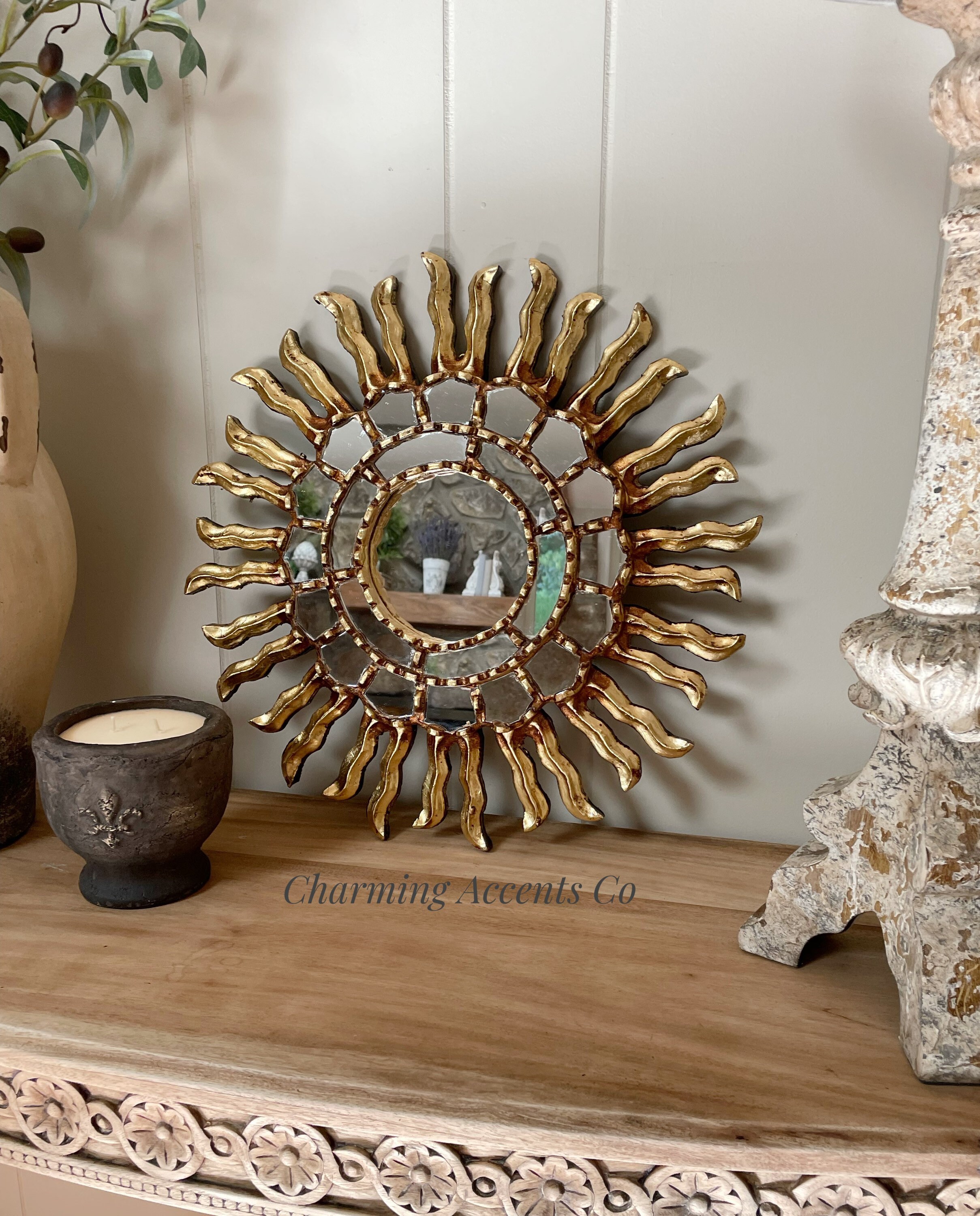 Sunburst Mirror Peruvian Sunburst Mirror Spanish Sunburst - Etsy
