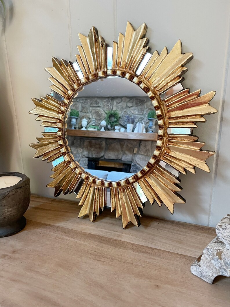 Sunburst Mirror Peruvian Sunburst Mirror Spanish Mirror Sun - Etsy