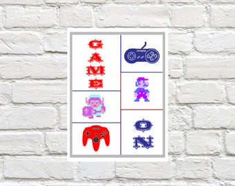 Video game posters | Etsy