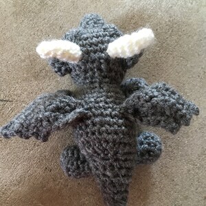 Crochet Grumpy Dragon - Etsy