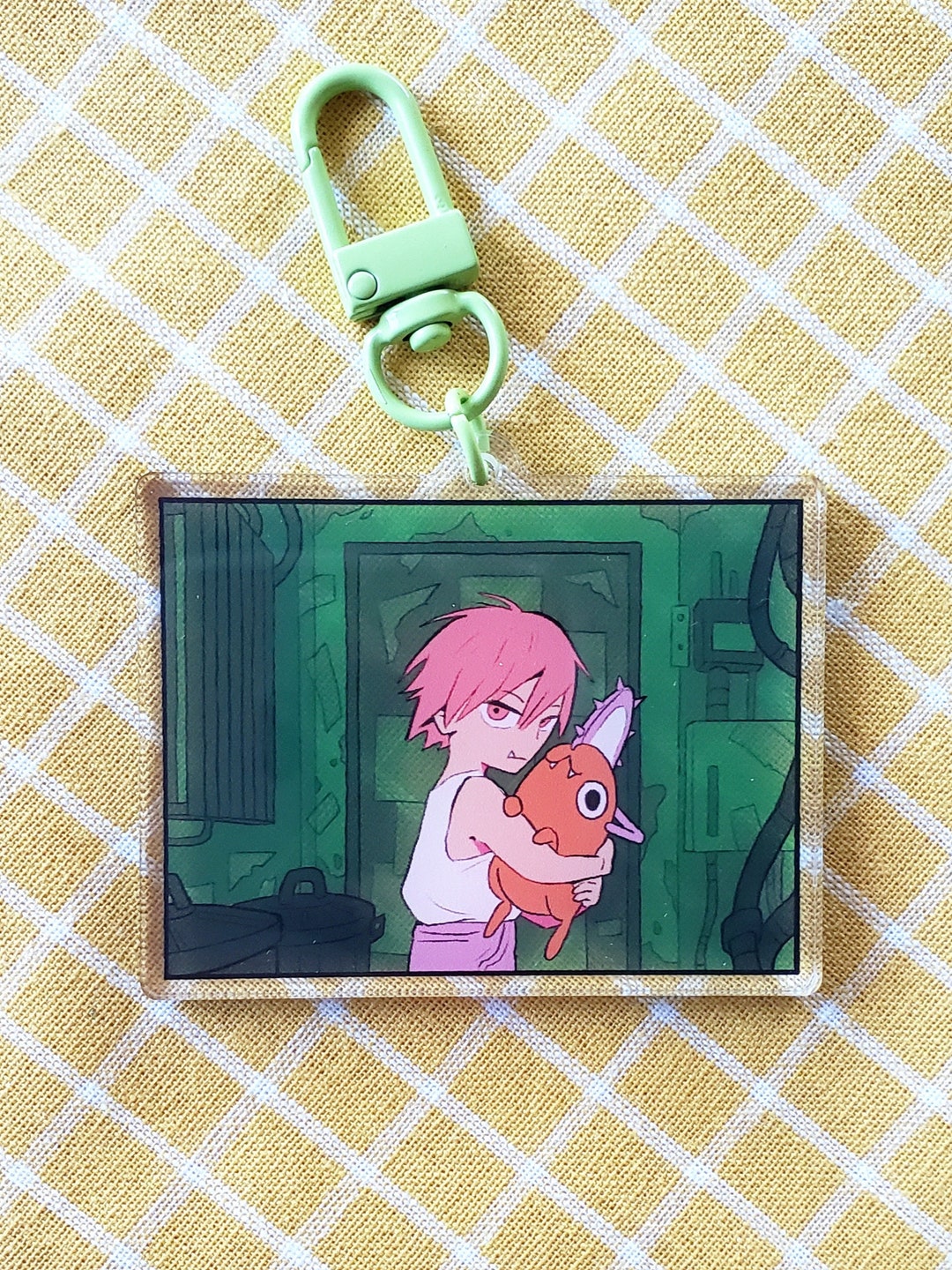 Transparent Denji Acrylic Charm - Etsy