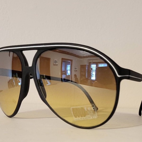 Yellow Lens Aviator Sunglasses - Etsy