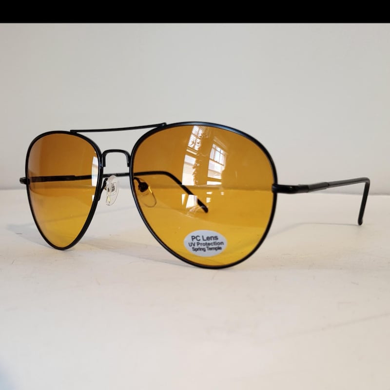 Aviator Sunglasses Amber - Etsy