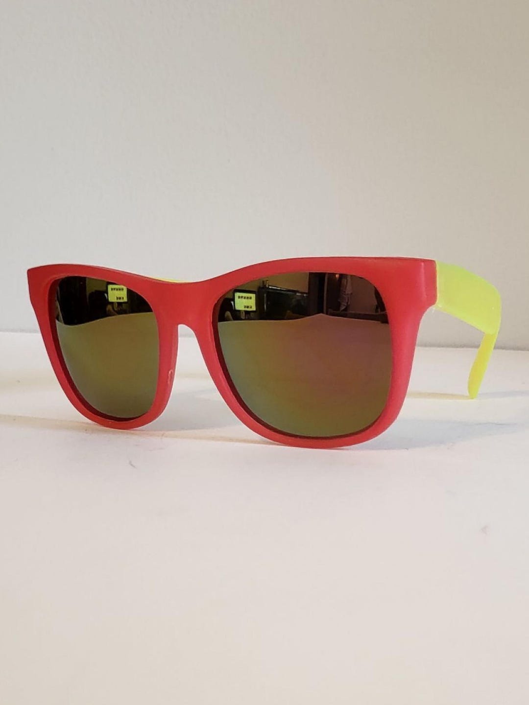 Vintage Retro Colorful Wayfarer Sunglasses // 80s 90s Style Fluorescent ...