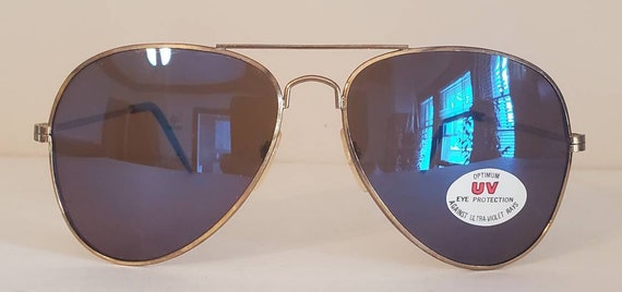 Vintage Double Bridge Aviators Sunglasses // Aviator … - Gem