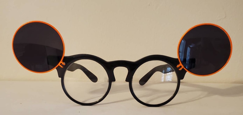 Vintage Flip up Sunglasses // Round Wayfarer // Retro Hippie Costume ...