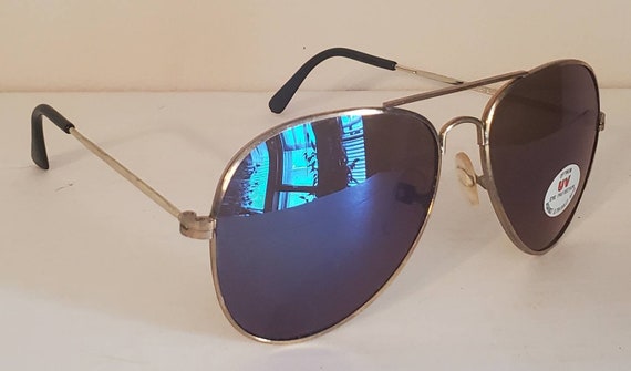 Vintage Double Bridge Aviators Sunglasses // Aviator … - Gem