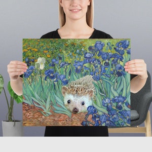 Vincent Van Hog's "irises and Also a Hedgehog" Poster A Princess ...
