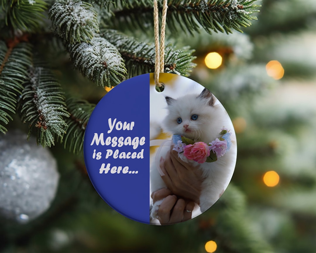 Personalized Gifts for Cat Lovers Custom Kitty Ornament Pet - Etsy