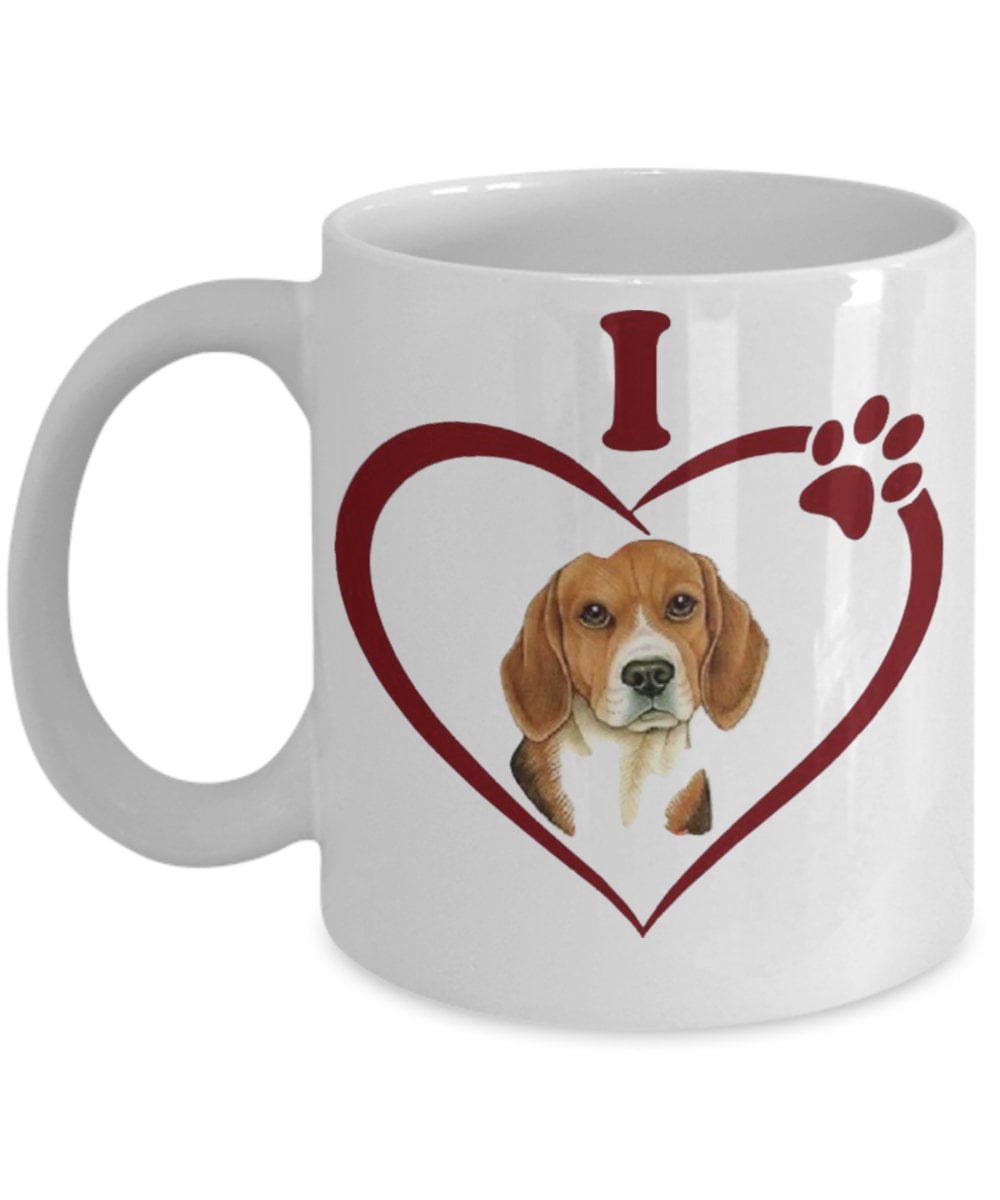 Beagle, Beagle Dog, Beagle Mug, I Love Beagles, Dog Lover Gift Idea ...