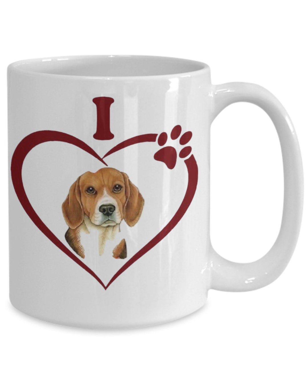 Beagle, Beagle Dog, Beagle Mug, I Love Beagles, Dog Lover Gift Idea ...