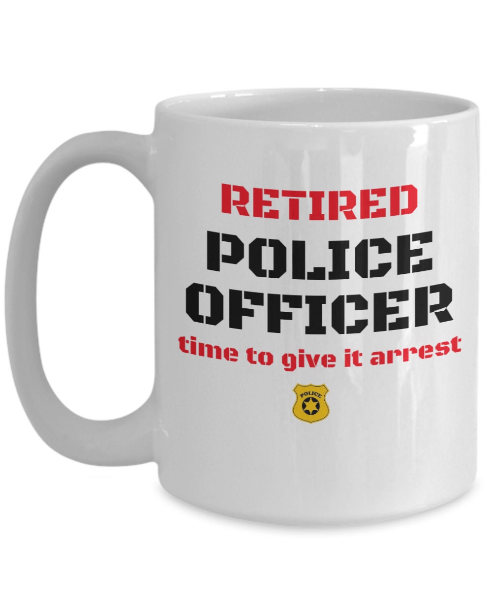 Agent de police, Cadeau de retraite, Mince ligne bleue, Cadeau de ...
