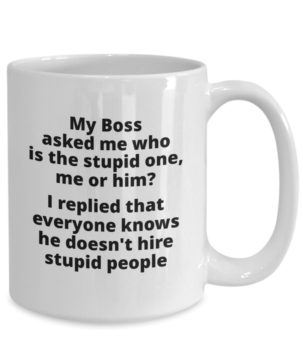Funny boss mug office gag gift office humor mug work humor - Etsy 日本