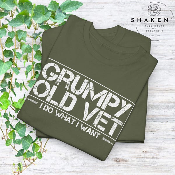 Grumpy Old Army Veteran - Etsy