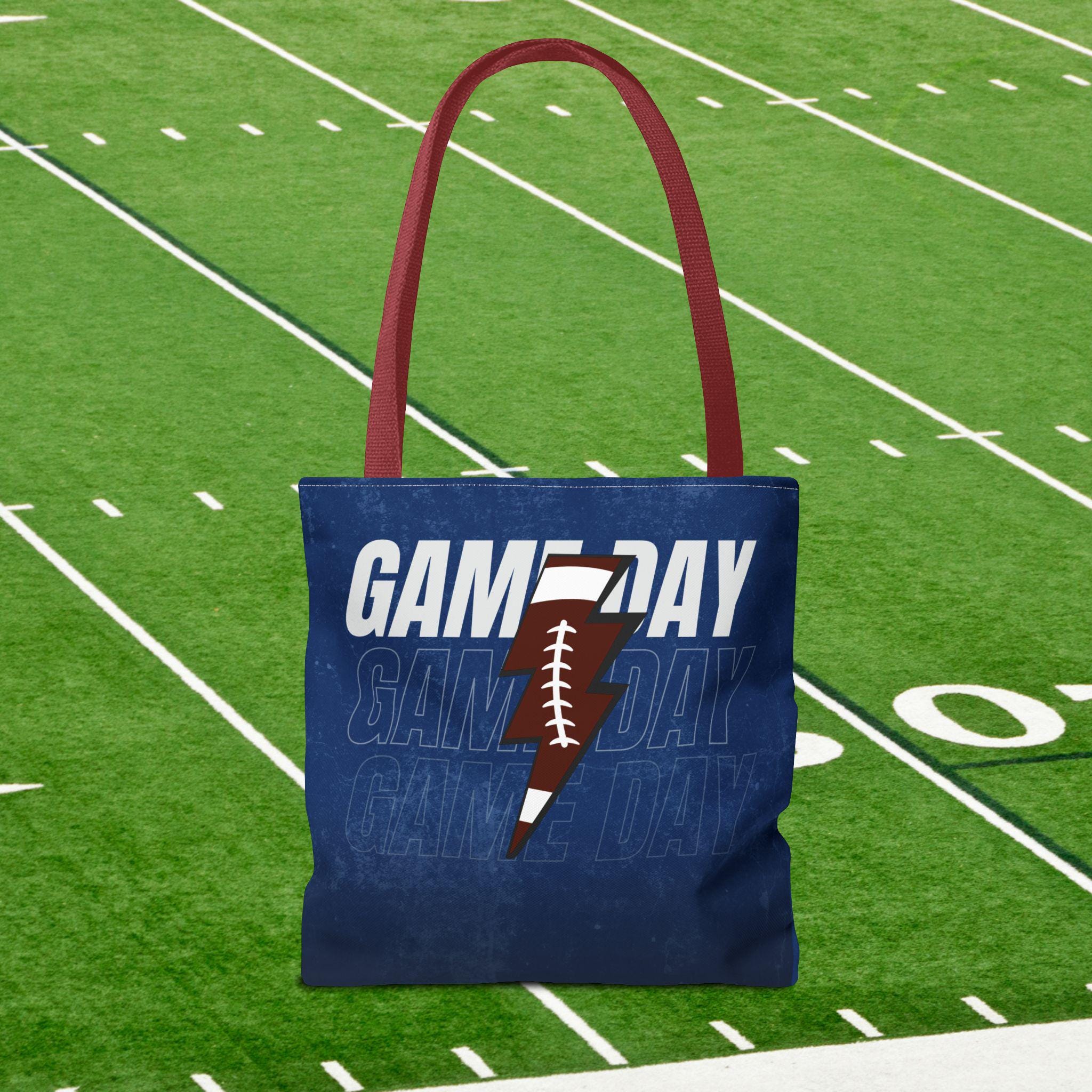 Personalized Football Tote Bag, Game Day Football, Football Mom, Gift ...
