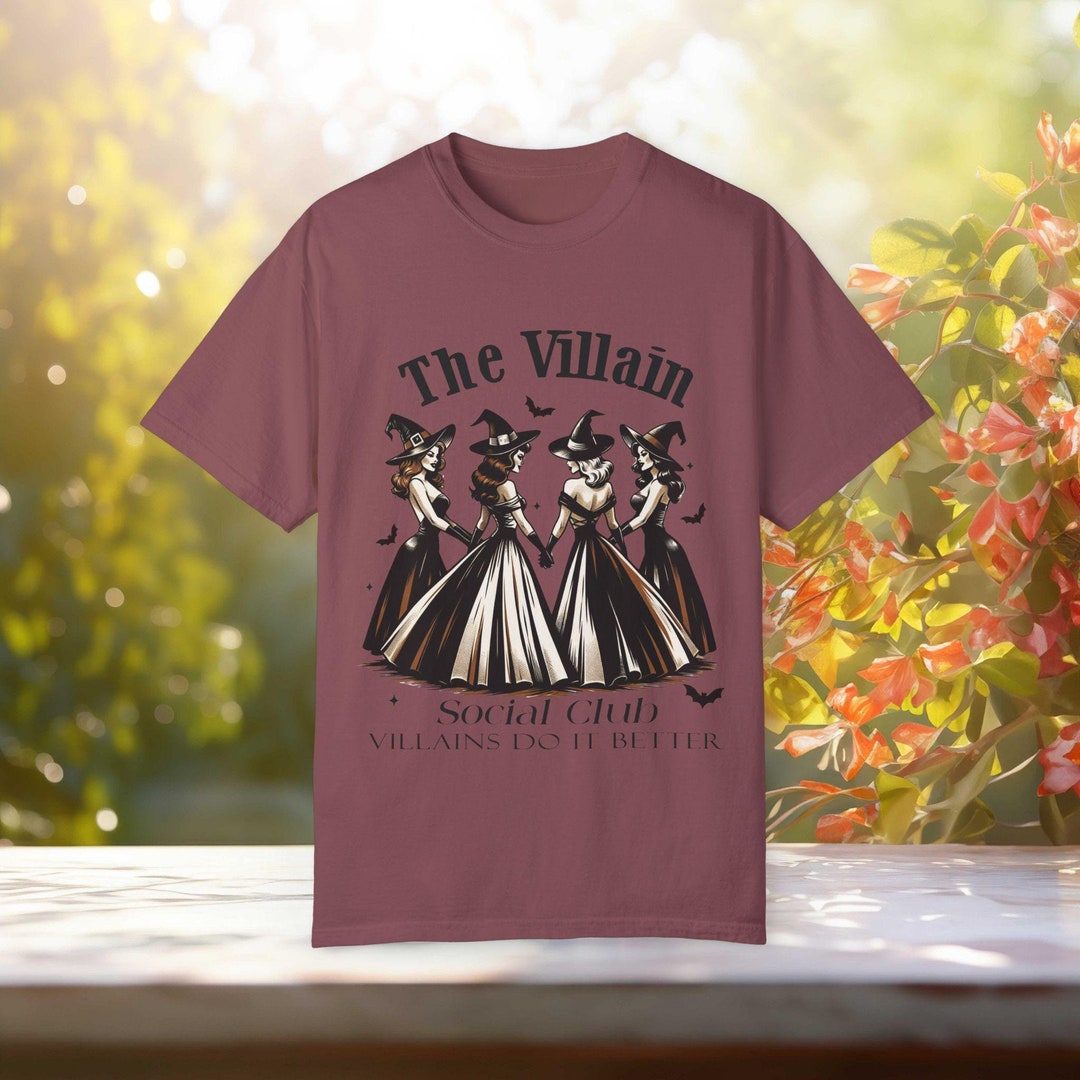 Villain Club Shirt, Witch Shirt, Halloween Shirt, Witchy Fun Shirt, Fun ...