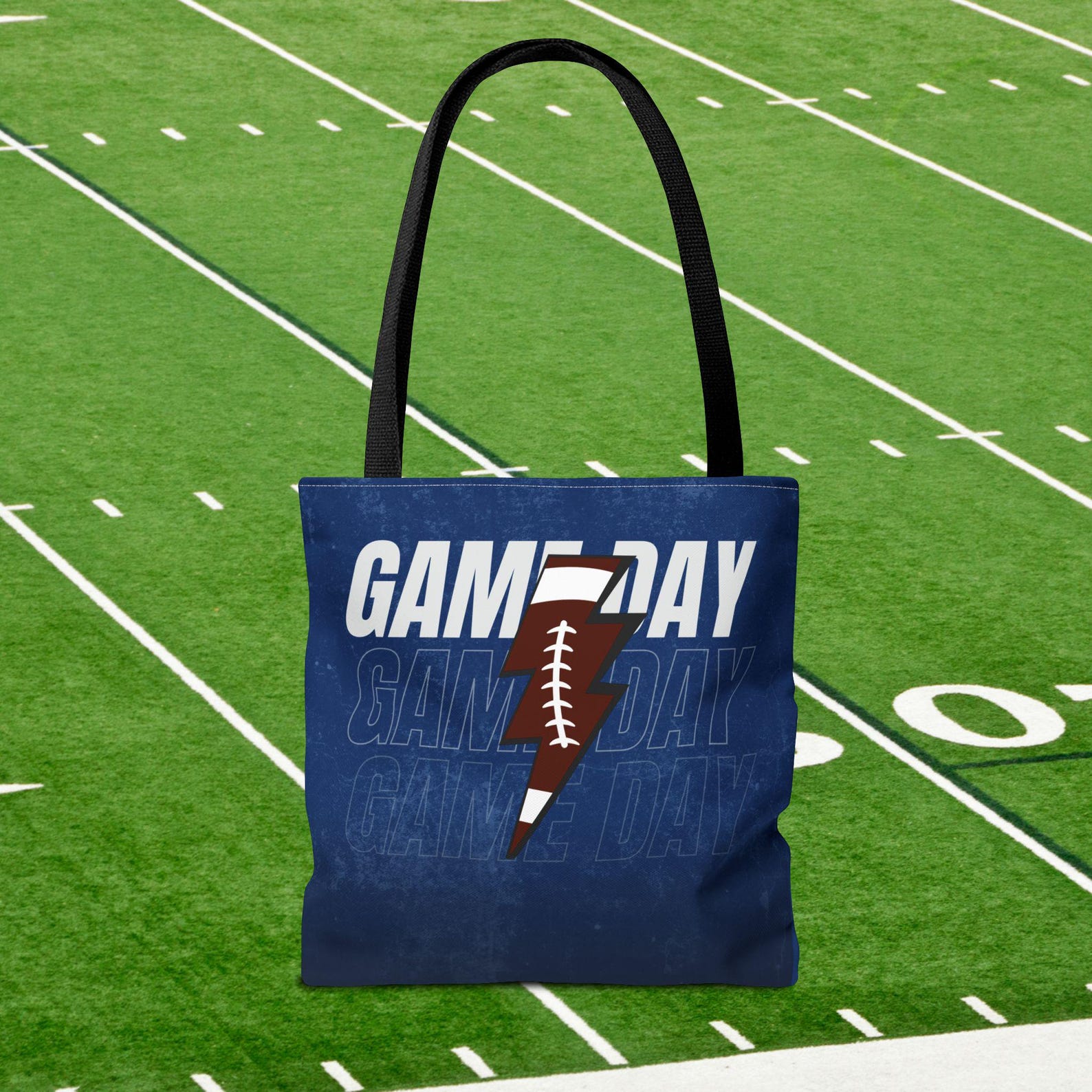 Personalized Football Tote Bag, Game Day Football, Football Mom, Gift ...