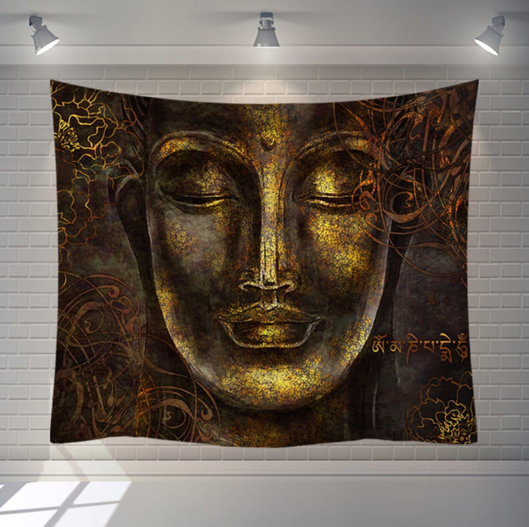 Buddha Tapestry Wall Hanging Home Décor Spiritual Tapestry - Etsy