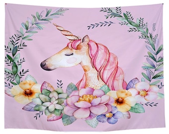 Unicorn Tapestry Fabric | Etsy