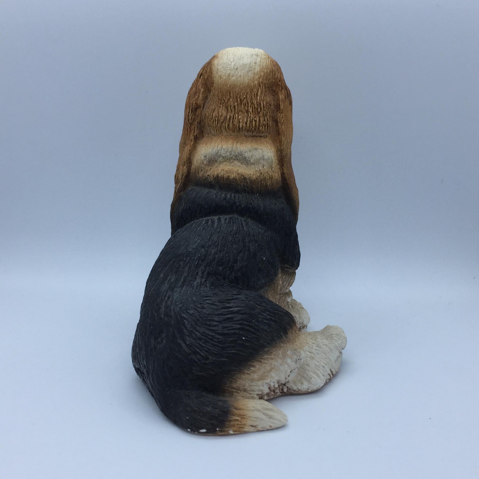 Basset Hound Sitting Vintage Dog Figurine 1984 Stone Critters by United ...