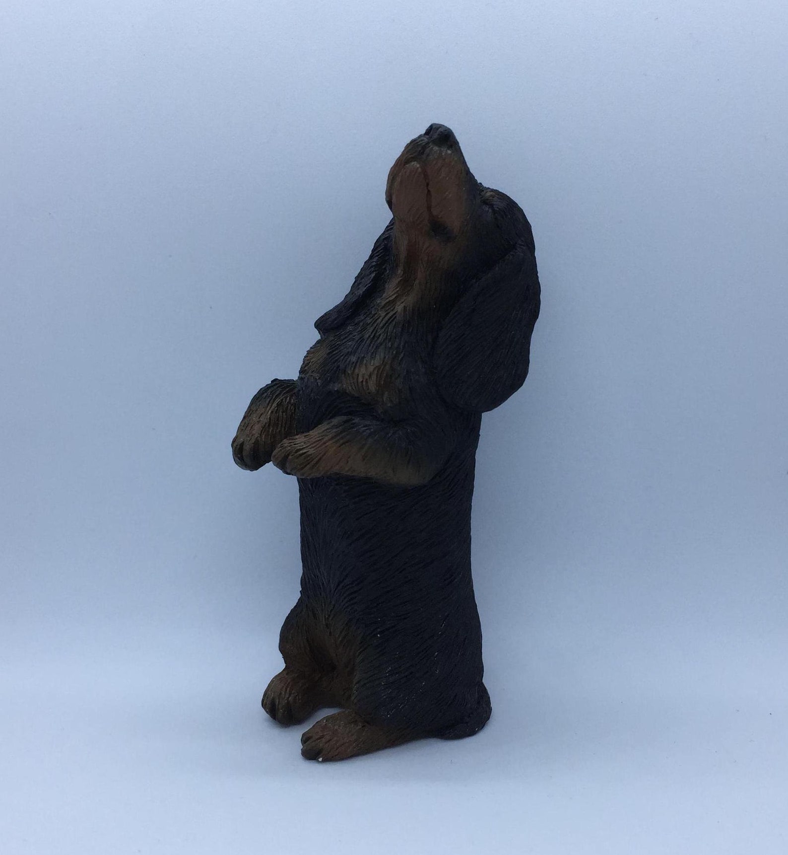 Dachshund Sitting up Begging Rare Vintage 1990s Sandicast Dog Figurine ...