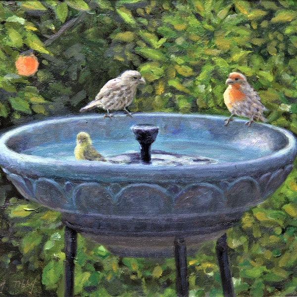 Birdbath - Etsy