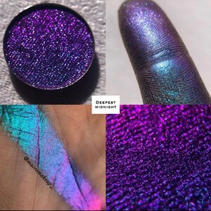 Deepest Midnight Multichrome Eyeshadow - Etsy