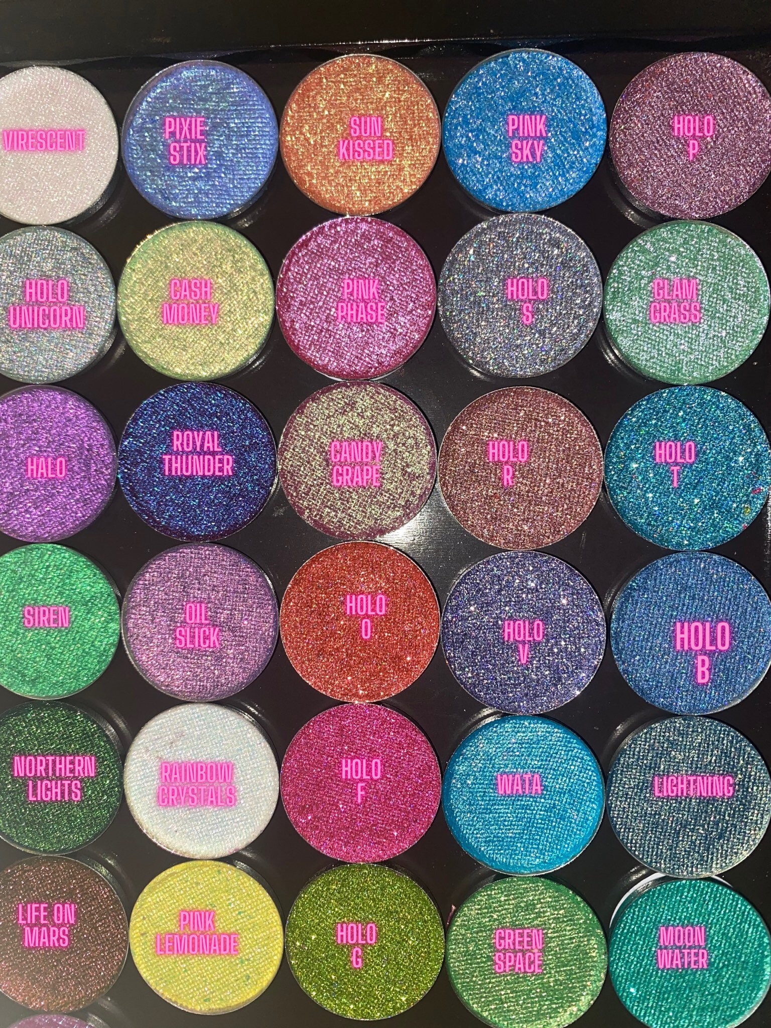 Holo V Holographic Eyeshadow - Etsy